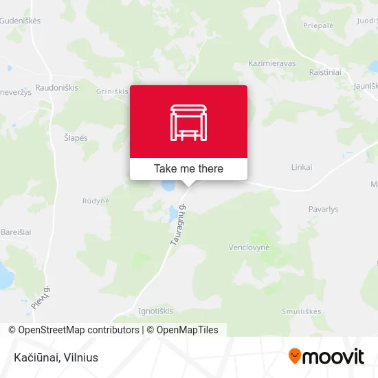 Kačiūnai - Routes, Schedules, and Fares
