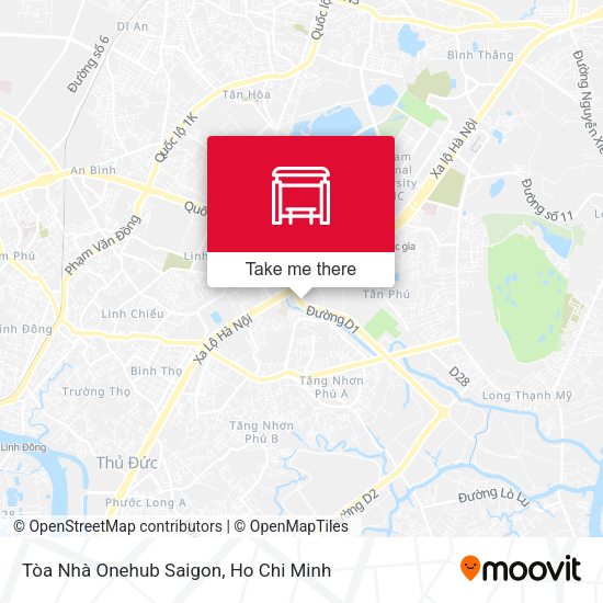 How to Get to Tòa Nhà Onehub Saigon in Quận 9 by Bus?