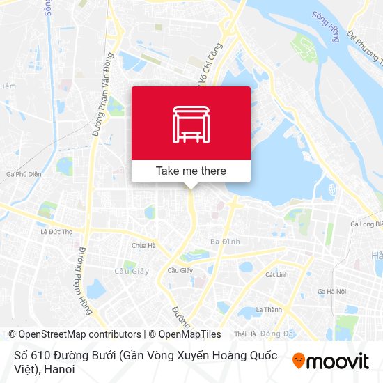 Số 610 Đường Bưởi (Gần Vòng Xuyến Hoàng Quốc Việt) stop - Routes ...
