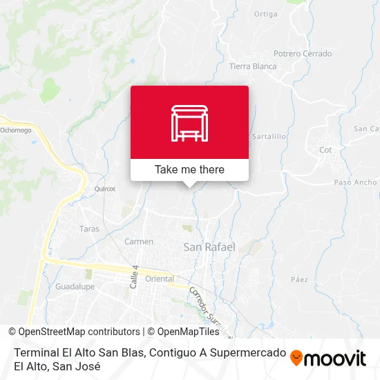 Terminal El Alto San Blas, Contiguo A Supermercado El Alto - Routes ...