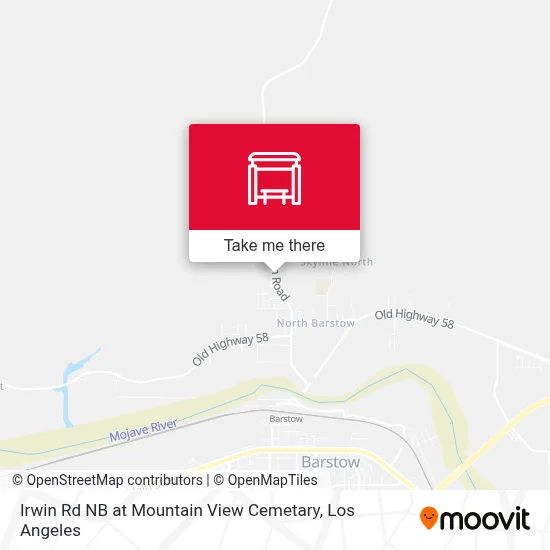 Irwin Rd NB at Mountain View Cemetary - Rutas, horarios y tarifas