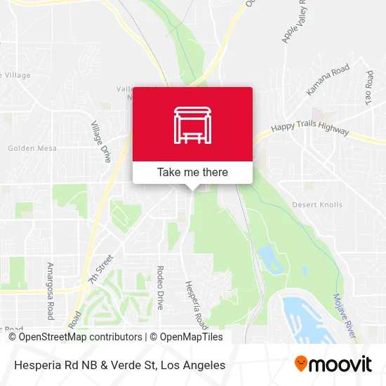 Hesperia Rd NB & Verde St - Rutas, horarios y tarifas