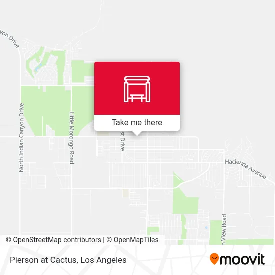 Pierson at Cactus - Rutas, horarios y tarifas