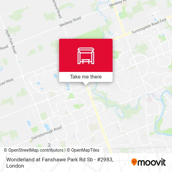 Wonderland at Fanshawe Park Rd Sb - #2976 - Itinéraires, horaires et tarifs