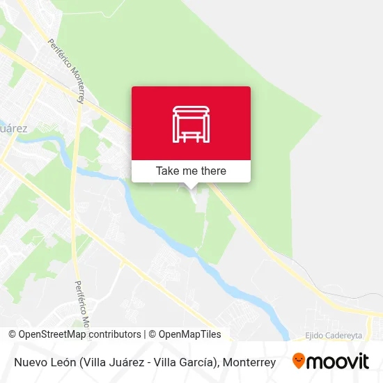 Nuevo León (Villa Juárez - Villa García) parada - Rutas, horarios y tarifas
