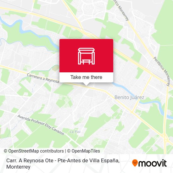 Carr. A Reynosa Ote - Pte-Antes de Villa España - Routes, Schedules ...