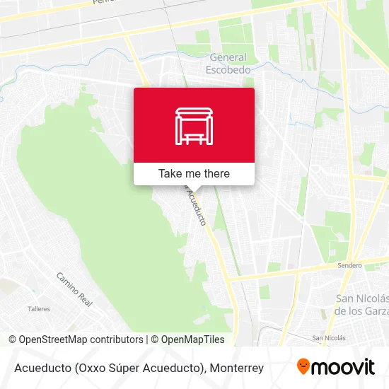 Acueducto (Oxxo Súper Acueducto) parada - Rutas, horarios y tarifas