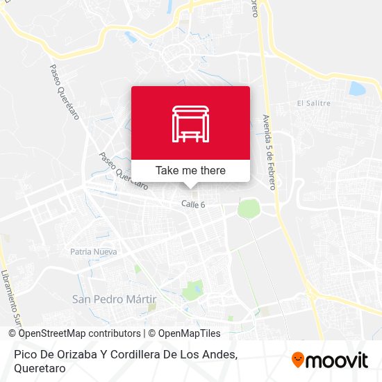Pico De Orizaba Y Cordillera De Los Andes parada - Rutas, horarios y ...