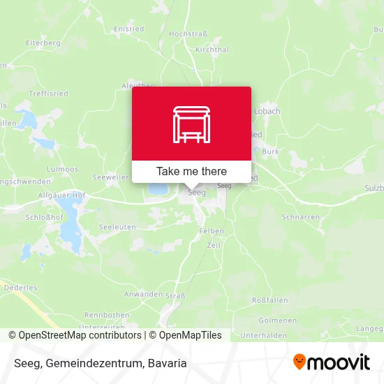 Seeg, Gemeindezentrum - Routes, Schedules, and Fares