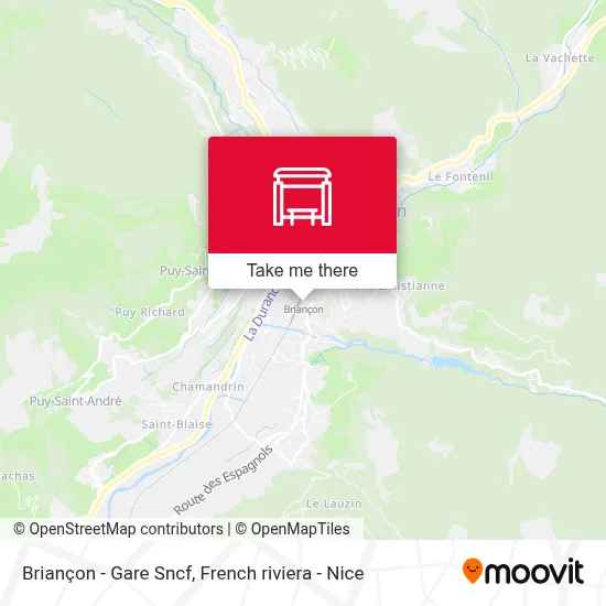 Briançon - Gare Sncf - Routes, Schedules, and Fares