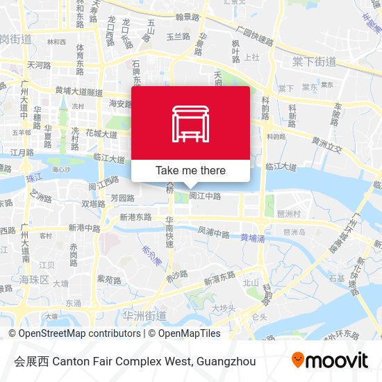 会展西 Canton Fair Complex West station - metro, bus or tram Schedules ...