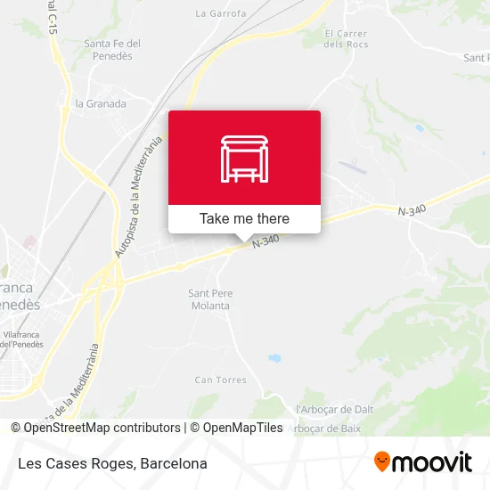 Les Cases Roges - Routes, Schedules, and Fares