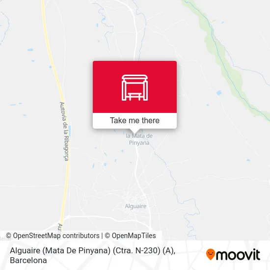 Alguaire (Mata De Pinyana) (Ctra. N-230) (A) - Routes, Schedules, and Fares