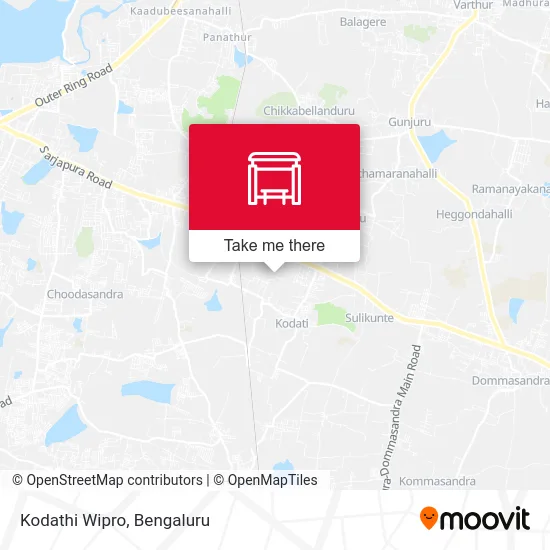 Kodathi Wipro stop - Routes, Schedules, and Fares