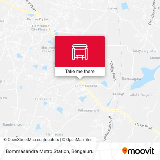Bommasandra Metro Station - Routes, Schedules, and Fares