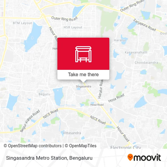 Singasandra Metro Station - Routes, Schedules, and Fares