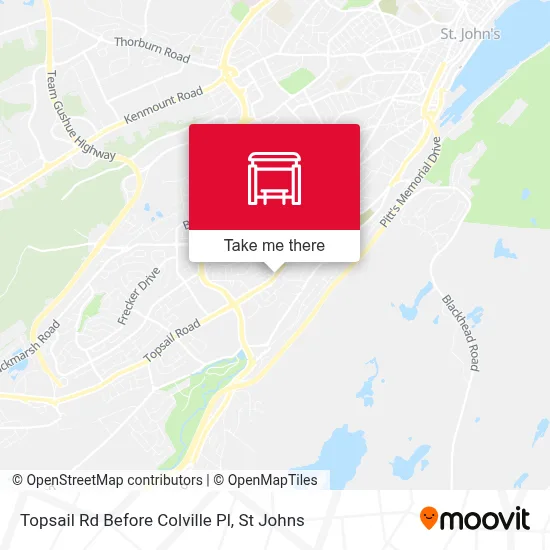 Topsail Road Civic 322 stop - Routes, Schedules, and Fares