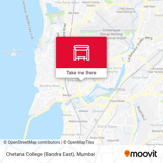 Chetana College (Bandra E) stop - Routes, Schedules, and Fares