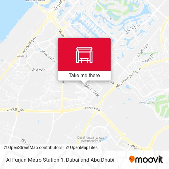 Al Furjan Metro Station 1 station - Routes, Schedules, and Fares