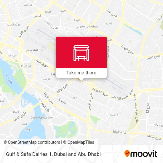 Gulf & Safa Dairies 1 stop - Routes, Schedules, and Fares