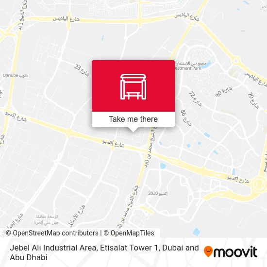 Jebel Ali Industrial Area, Etisalat Tower 1 - Routes, Schedules, and Fares