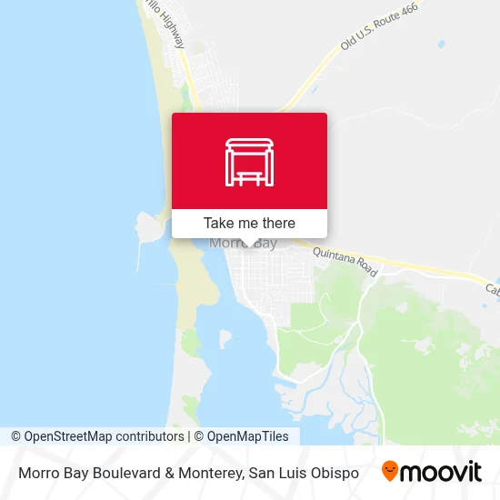 Morro Bay Boulevard & Monterey parada - Rutas, horarios y tarifas