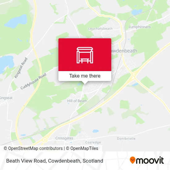 Beath View Road, Cowdenbeath stop - Routes, Schedules, and Fares