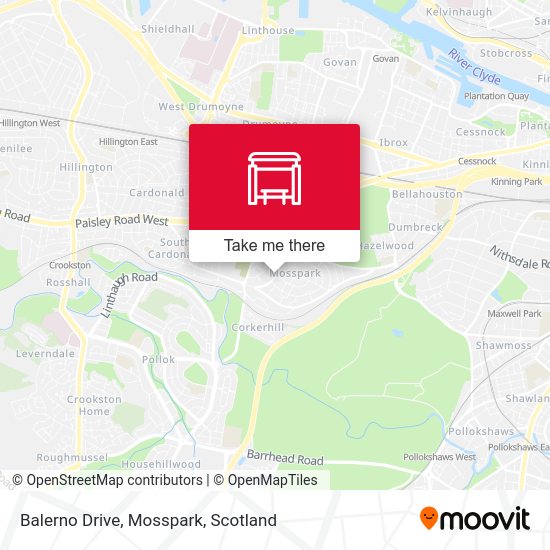 Balerno Drive, Mosspark stop - Routes, Schedules, and Fares
