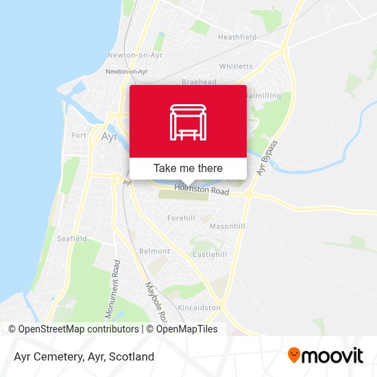 Ayr Cemetery, Ayr stop - Routes, Schedules, and Fares