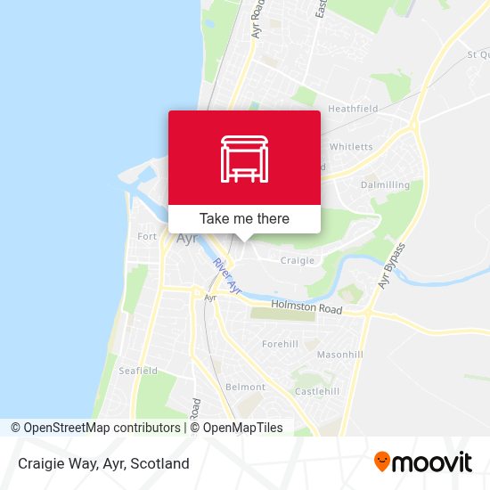 Craigie Way, Ayr stop - Routes, Schedules, and Fares