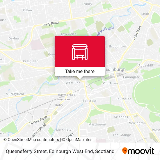 Queensferry Street, Edinburgh West End stop - Routes, Schedules, and Fares
