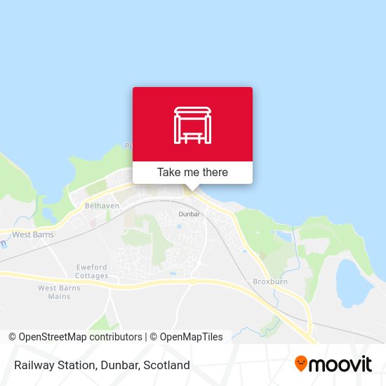 How to get to Railway Station, Dunbar by Bus or Train?