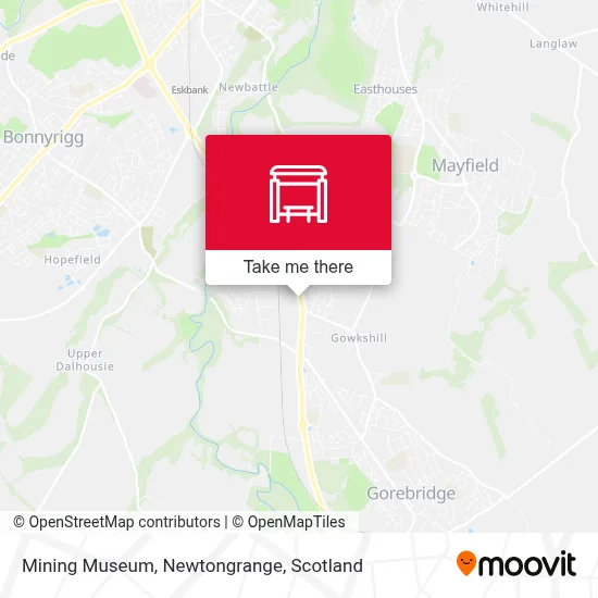 Mining Museum, Newtongrange stop - Live Arrivals, Routes and Schedules