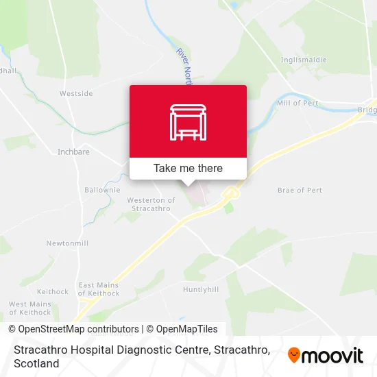 Stracathro Hospital Diagnostic Centre, Stracathro stop - Live Arrivals ...
