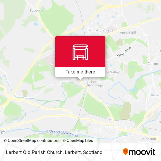Larbert Old Parish Church, Larbert stop - Live Arrivals, Routes and ...
