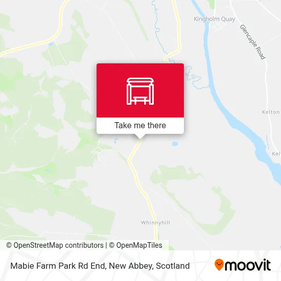 Mabie Farm Park Rd End, New Abbey stop - Routes, Schedules, and Fares