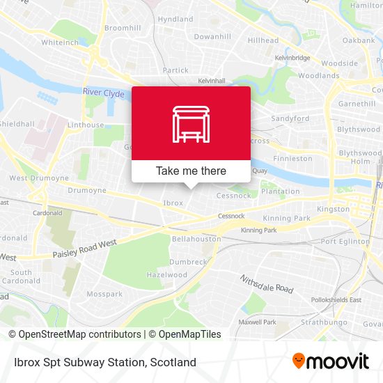 How to get to Ibrox Spt Subway Station in Glasgow by bus, light rail or ...