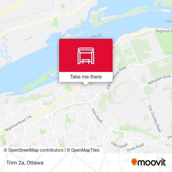 Comment aller à Trim à Ottawa en bus ou tram