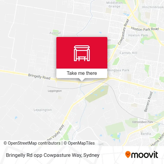 Bringelly Rd opp Cowpasture Way - Routes, Schedules, and Fares
