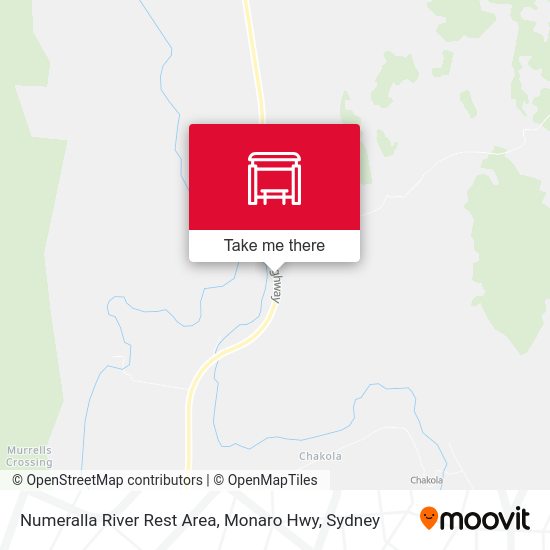 Numeralla River Rest Area, Monaro Hwy stop - Routes, Schedules, and Fares