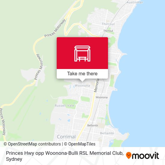 Princes Hwy opp Woonona-Bulli RSL Memorial Club stop - Routes ...
