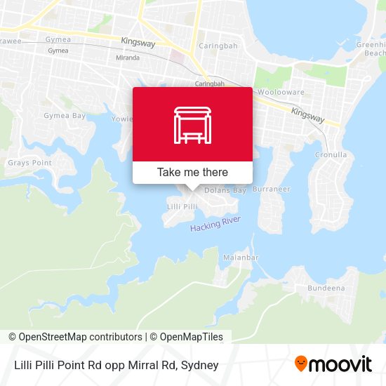 Lilli Pilli Point Rd opp Mirral Rd stop - Routes, Schedules, and Fares