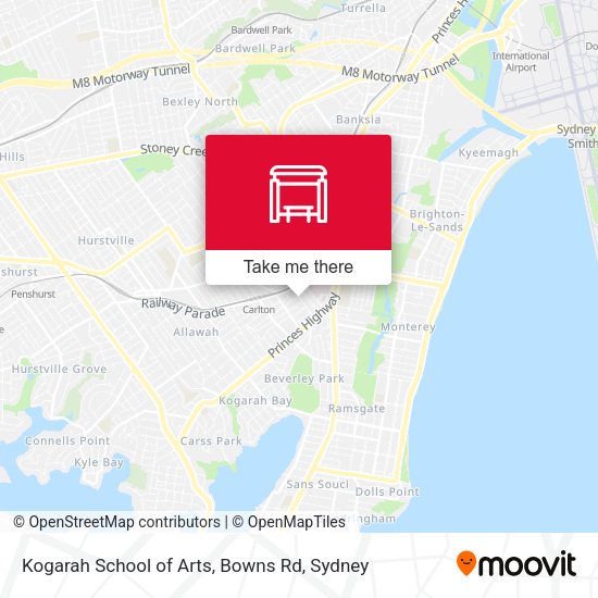 Kogarah School of Arts, Bowns Rd stop - Routes, Schedules, and Fares
