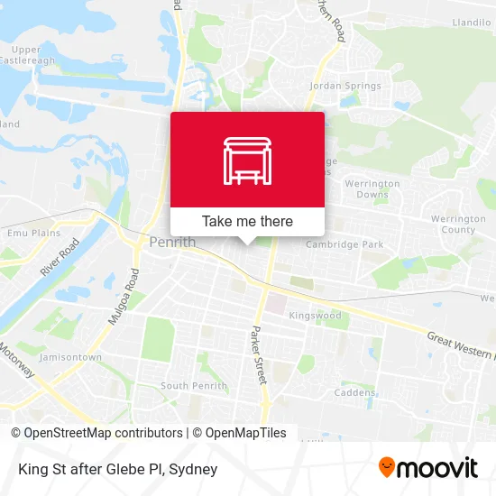 King St after Glebe Pl stop - Routes, Schedules, and Fares