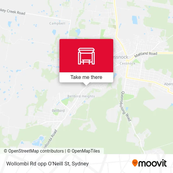 Wollombi Rd opp O'Neill St - Routes, Schedules, and Fares