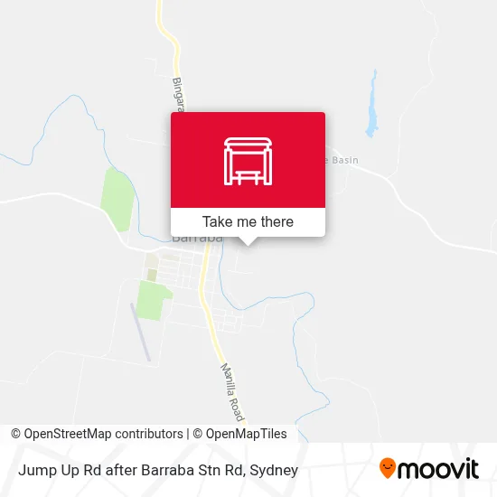 Jump Up Rd after Barraba Stn Rd station
