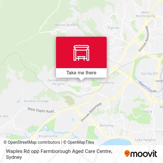 Waples Rd opp Farmborough Aged Care Centre stop - Routes, Schedules ...
