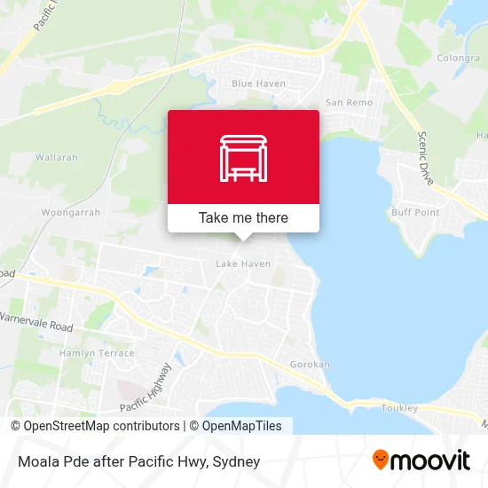 Moala Pde after Pacific Hwy - Routes, Schedules, and Fares