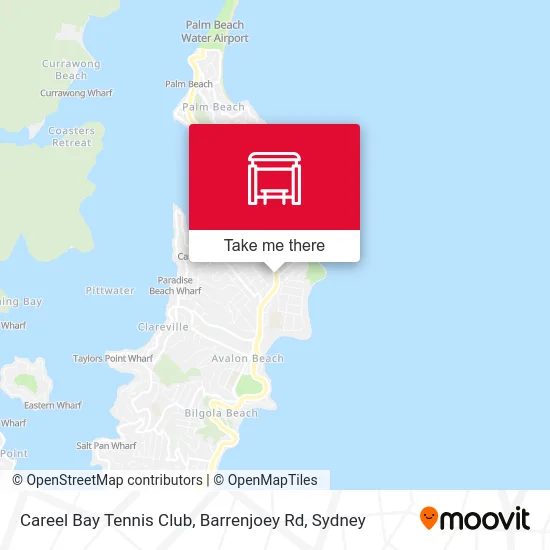 Careel Bay Tennis Club, Barrenjoey Rd - Routes, Schedules, and Fares