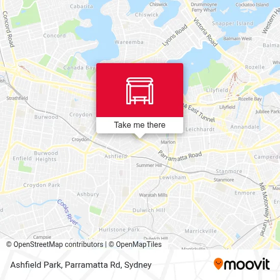 Ashfield Park, Parramatta Rd stop - Routes, Schedules, and Fares